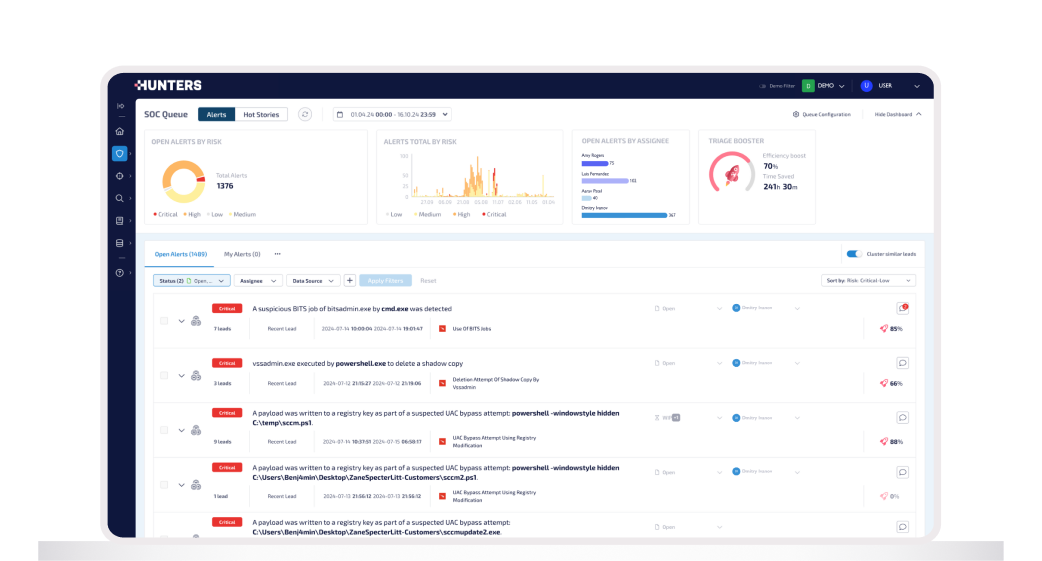 Hunters SOC Platform: Next-Gen SIEM for Security Operations